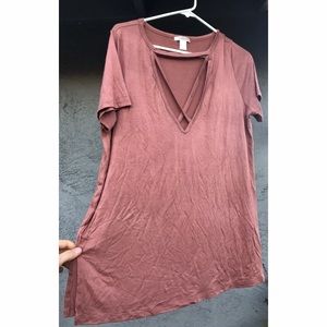 Bozzolo | Tops | Soft Blush Colored Strappy Tee | Poshmark